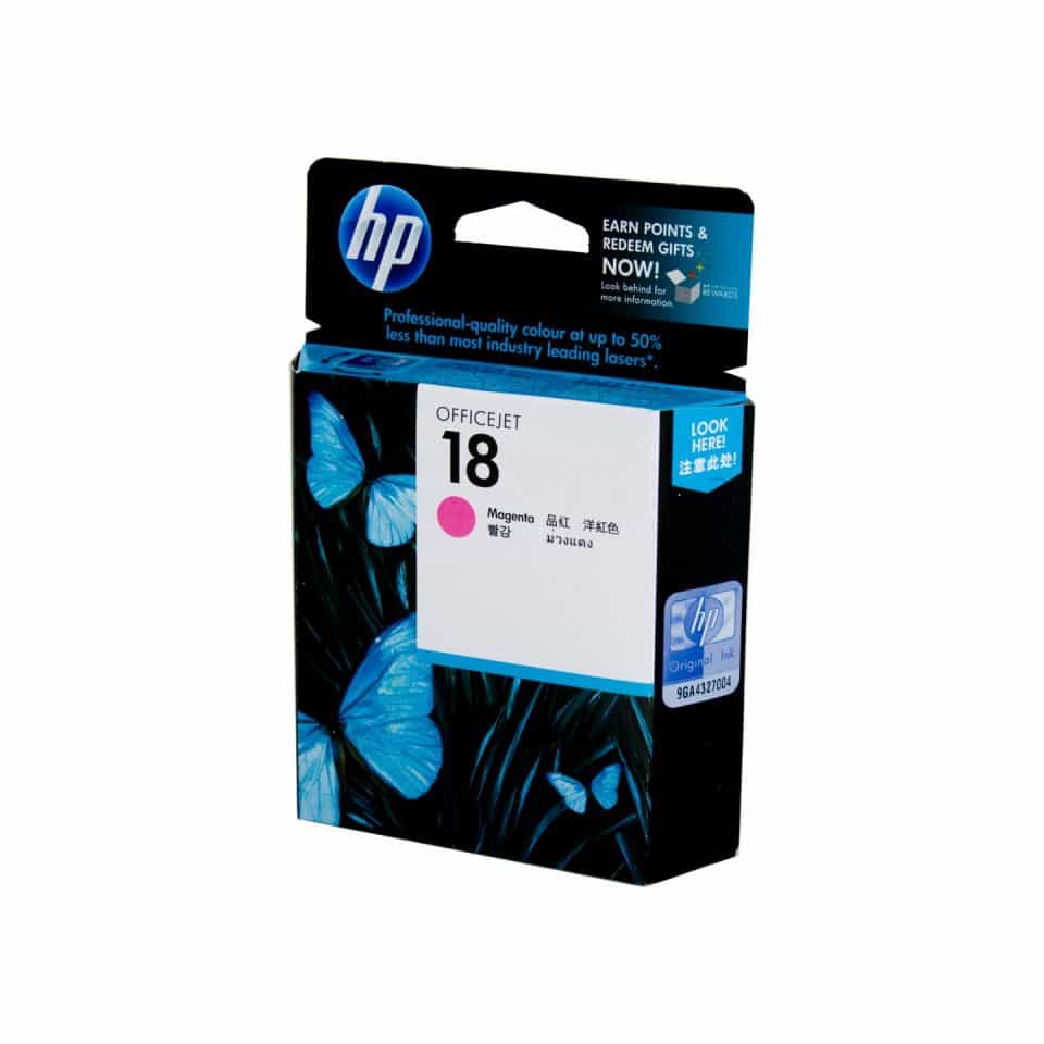 HP #18 Magenta Ink Cartridge C4938A – Global Office Machines