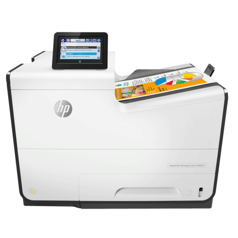 HP PageWide Managed Colour Printer E55650dn | Global Office Machines